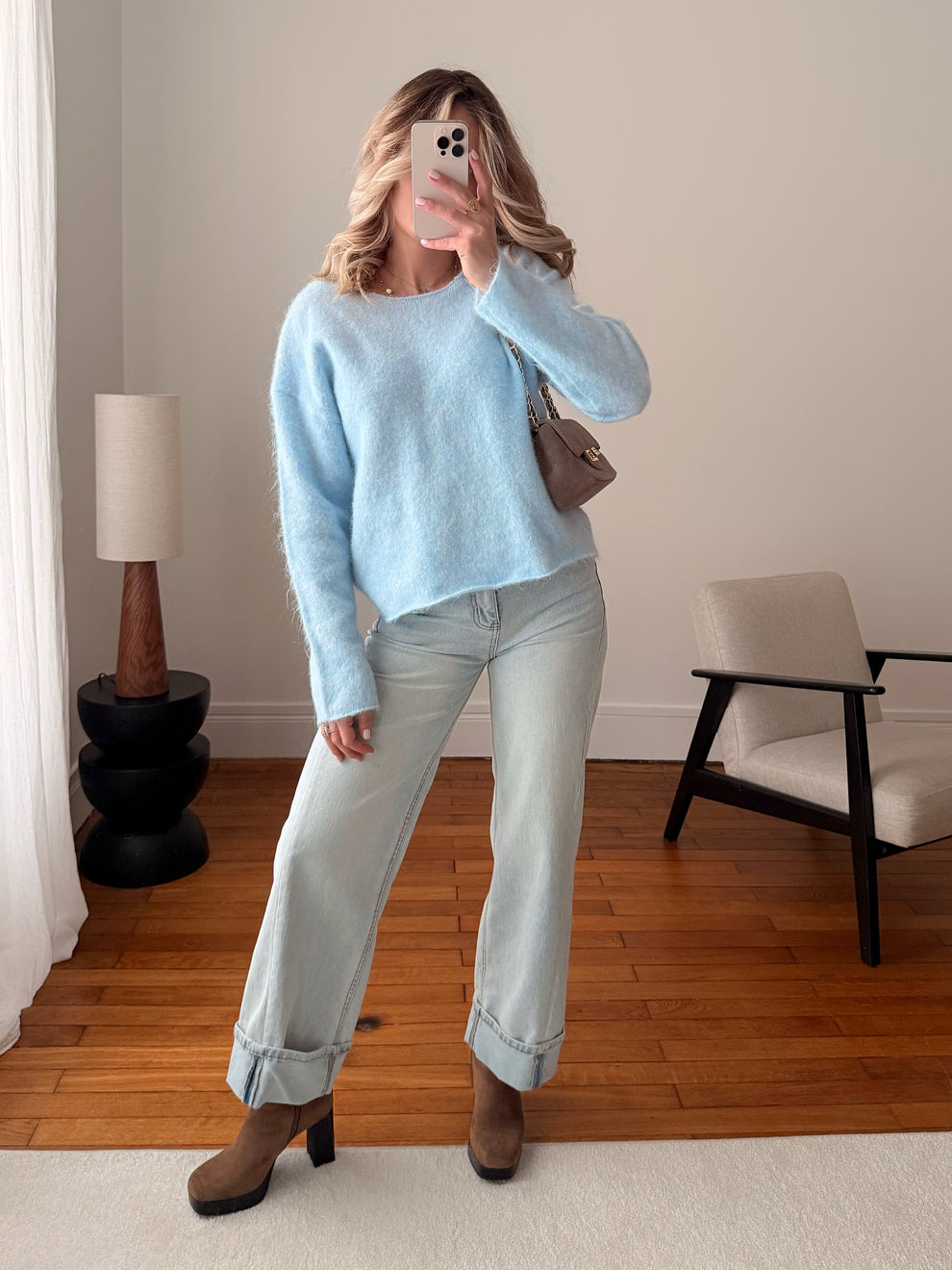 Jean wide à revers BAUREN – Mamie Bourgeoise