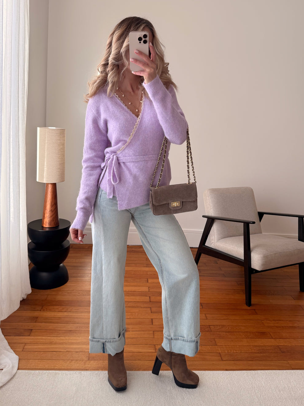 Jean wide à revers BAUREN – Mamie Bourgeoise